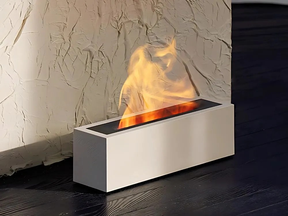 Verk Group Ultrazvukový zvlhčovač vzduchu s led a usb, plamen, aromaterapie, diffuzér
