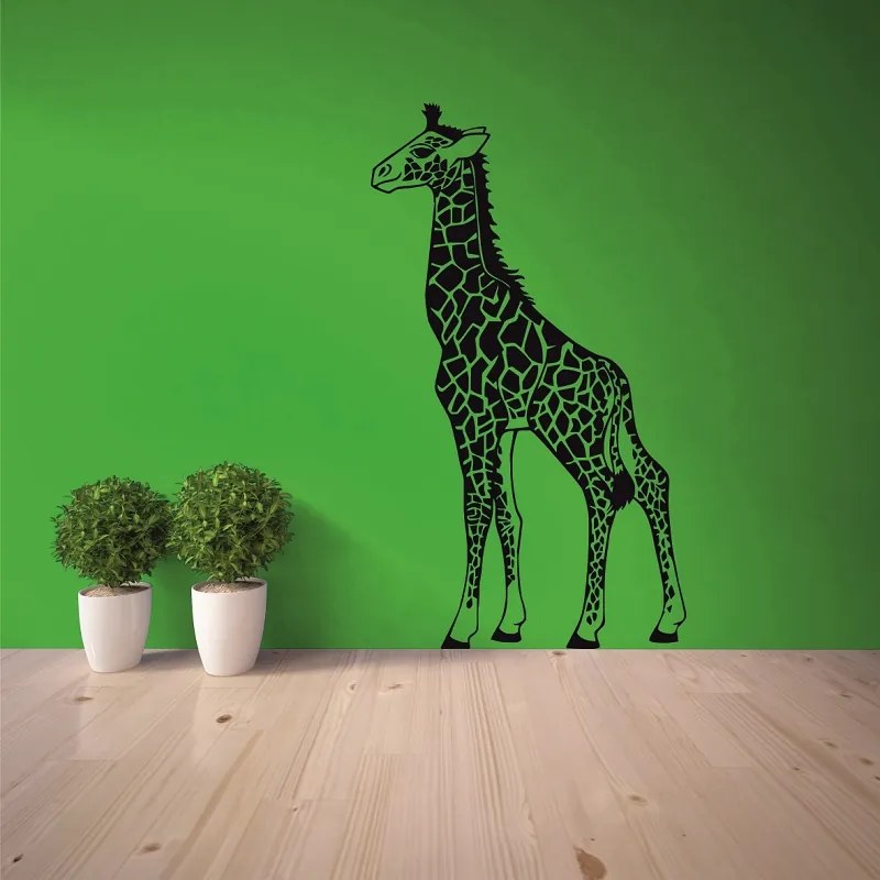 Samolepka na zeď - Žirafa (160x92 cm) - Sablo.cz