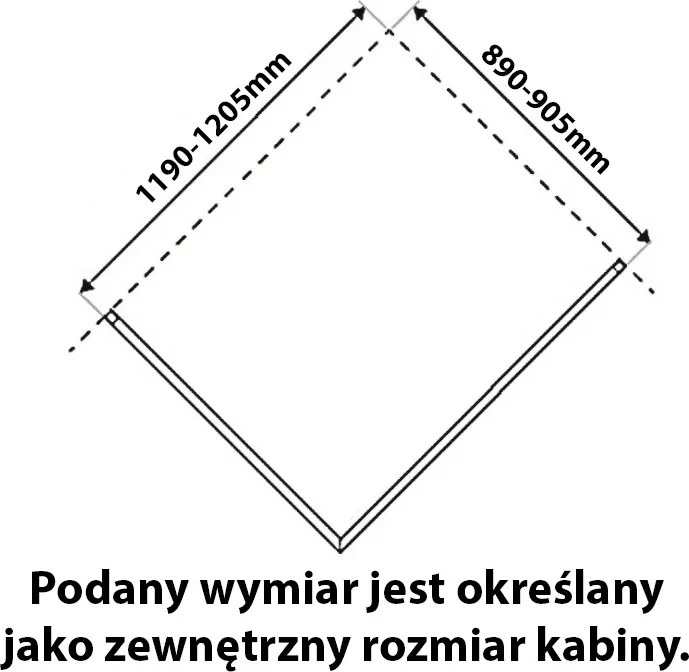 BPS-koupelny Obdélníkový sprchový kout HYD-OK104C 120x90 černá/transparent + vanička HYD-OSV-SXL04C bílá