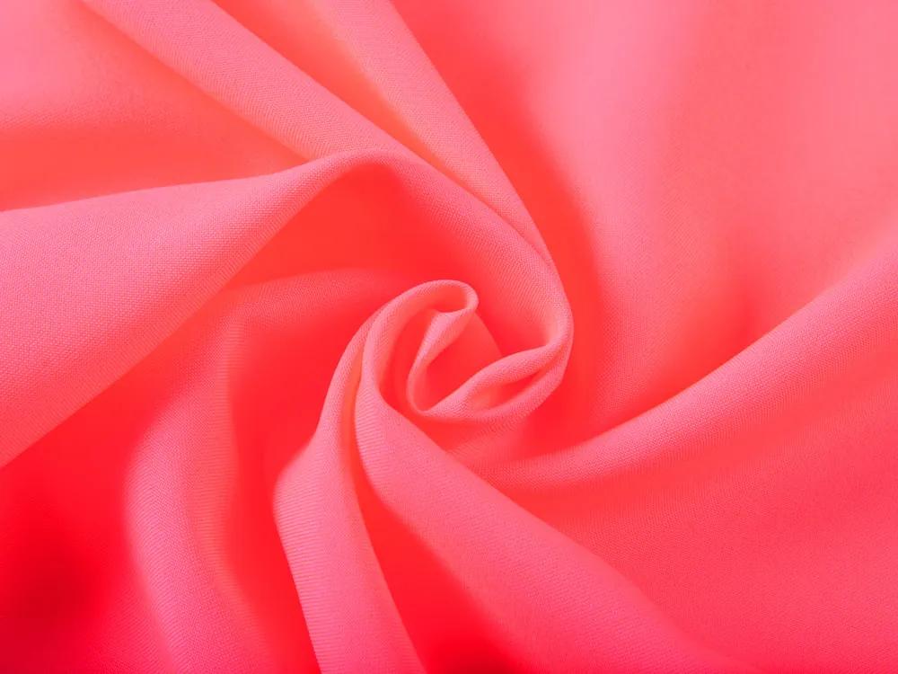 Biante Dekorační závěs Rongo RG-046 Neonově růžový 140x240 cm