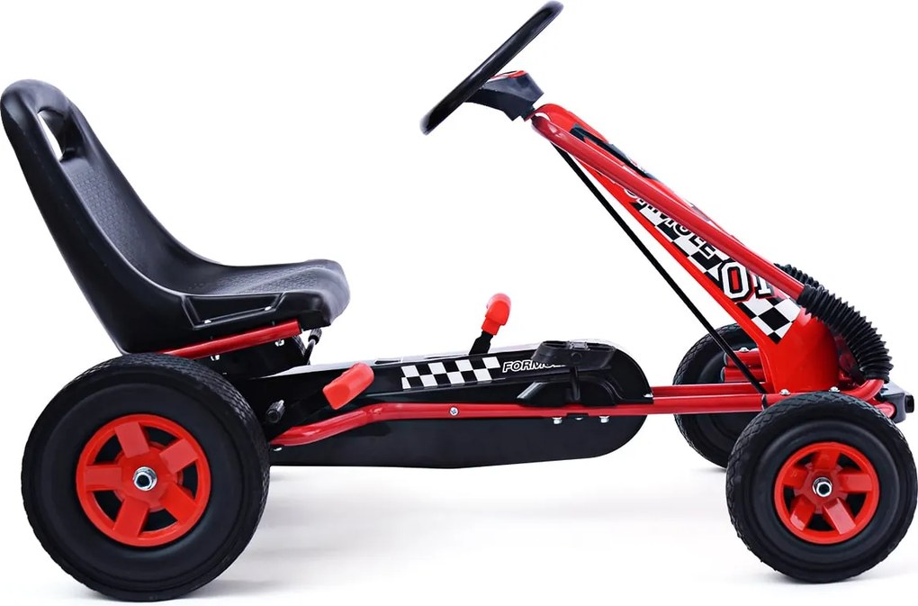 Costway Pedál Gokart Racing Dětské auto Pedál vozidla Pedál Auto