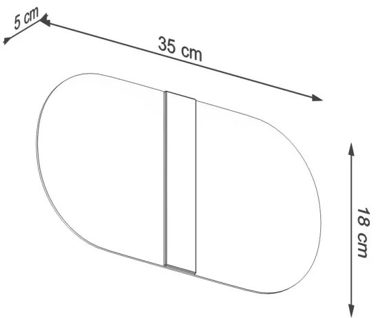 Sollux SL.1004 - Nástěnné svítidlo SALIA 2xG9/40W/230V