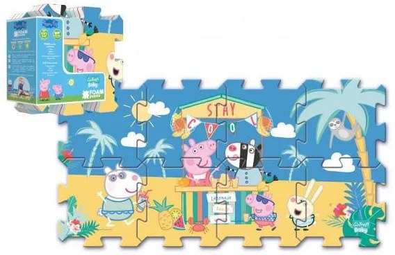 Trefl Pěnové puzzle Prasátko Peppa/Peppa Pig 32x32cm