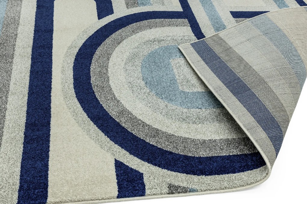 Tribeca Design Kusový koberec Dinamo Retro Blue Rozměry: 200x290 cm