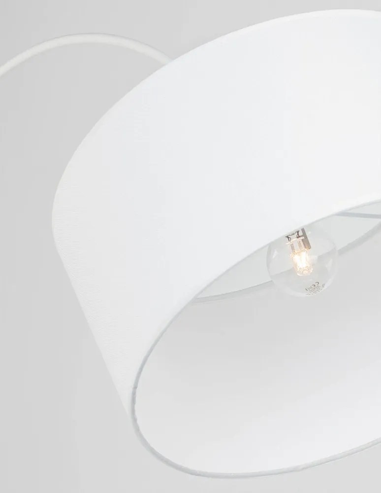 Bílá kamenná stojací lampa (výška 180 cm) Sama – Nova Luce