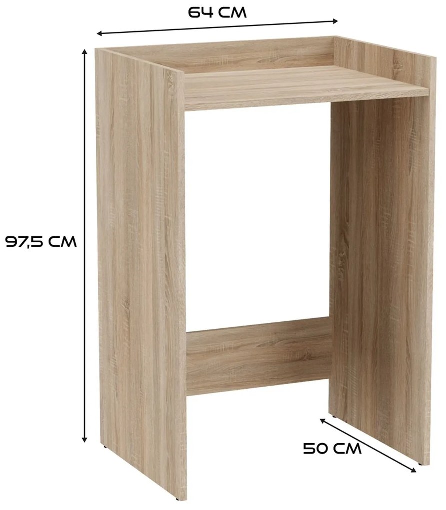 Regál na pračku POLA NP - dub sonoma