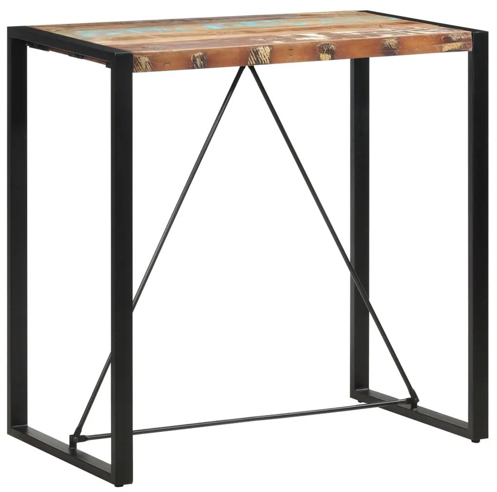 285955 vidaXL Barový stůl 110 x 60 x 110 cm masivní recyklované dřevo