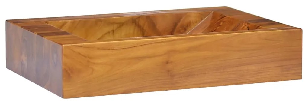 vidaXL Marketos Umyvadlo masivní teak 50 x 35 x 10 cm