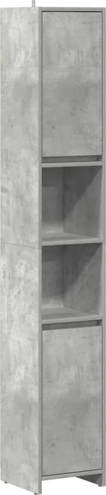 3dílný set koupelnového nábytku betonově šedý kompozitní dřevo 3324853