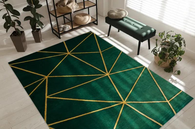 Dywany Łuszczów Kusový koberec Emerald 1013 green and gold ROZMĚR: 180x270