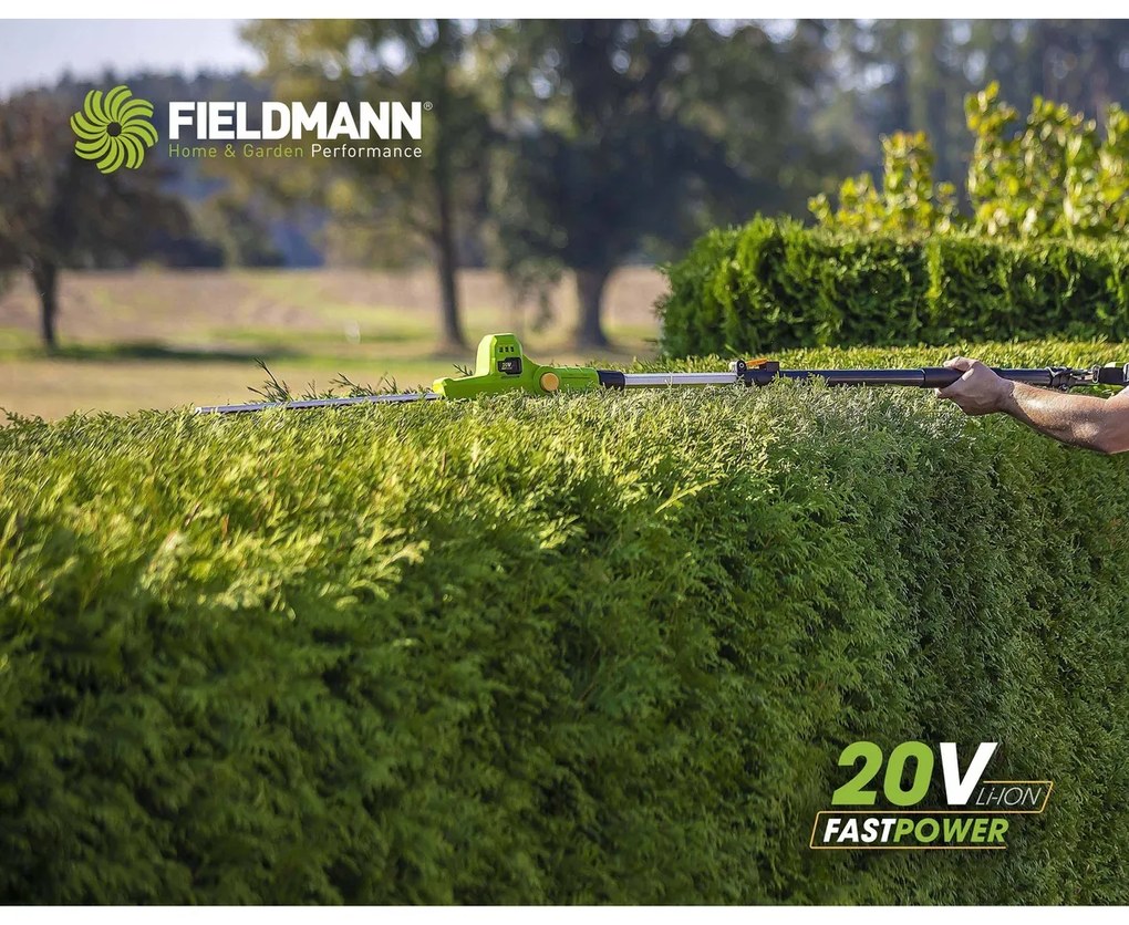 Fieldmann FZN 70405-0 20 V teleskopické plotové nůžky