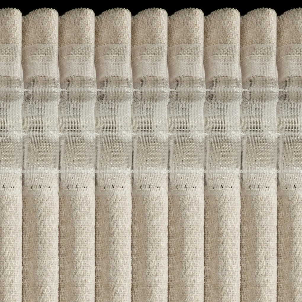 ZÁVĚS NA PÁSCE BLAKE 140X270 CM SVĚTLE BÉŽOVÝ