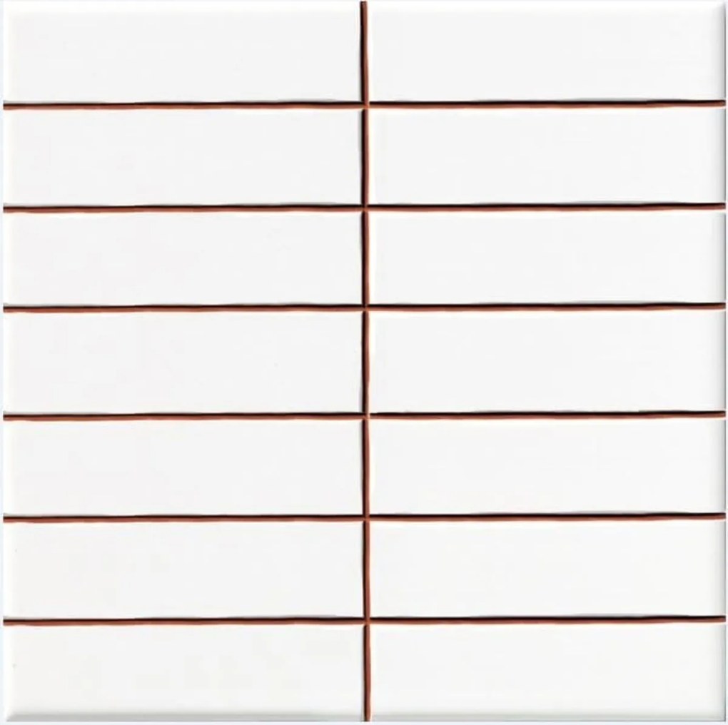 Obklad Vilar Albaro precorte white 20x20 cm lesk PRECO251WHL