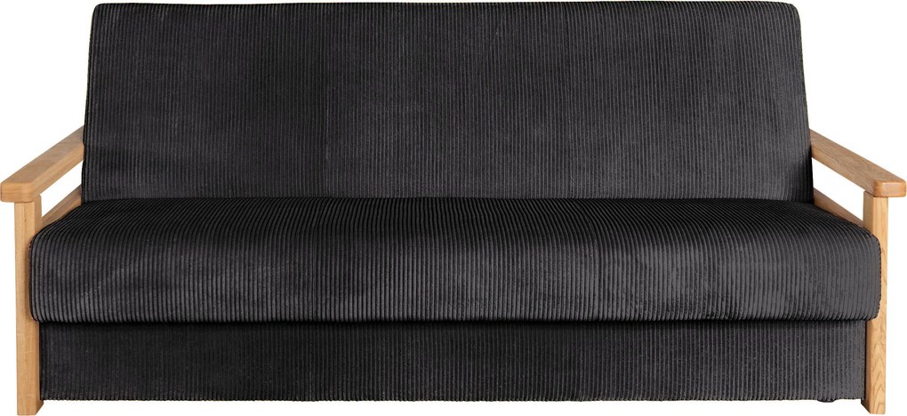 XXXLutz ROZKLÁDACÍ POHOVKA, textil, černá P & B - Rozkládací pohovky - 002330001211