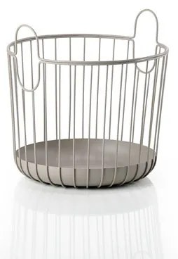 Zone Denmark Úložný kovový koš Inu Taupe 30x30,5cm