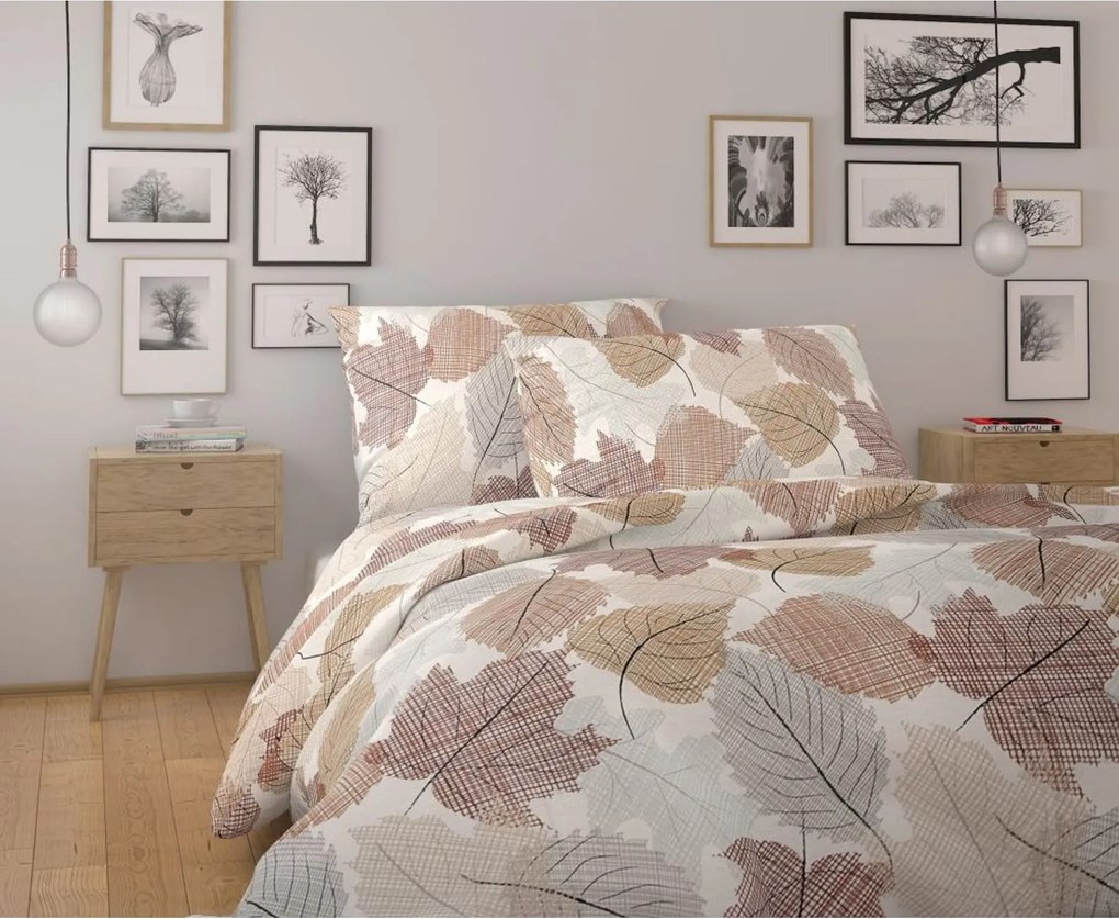 Bavlněné povlečení NORDIC COLLECTION FREJA - 1x 200/200, 2x 70/90cm