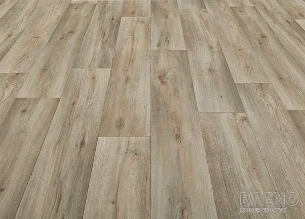 Breno PVC SILVERTEX Silk Oak 979L – teplý odstín dřeva, šíře 300 cm