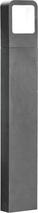 NV 713313 Venkovní sloupkové svítidlo ACQUA tmavě šedý hliník akrylový difuzor LED 5W 3000K 110-265V 38st. IP54 - NOVA LUCE