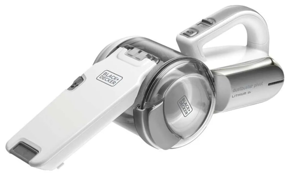 BLACK+DECKER - 18V AKU ruční vysavač, nabíjecí stanice, titanová/chrom PV1820L-QW