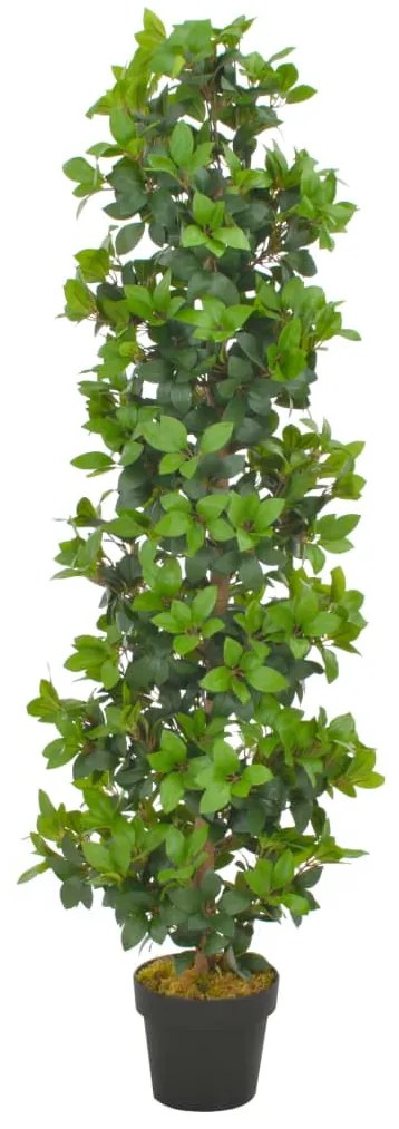 Umělá rostlina vavřín vznešený s květináčem - 150 cm | zelená