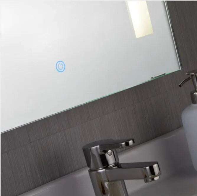 Searchlight 7450 Obdélníkové zrcadlo s LED osvětelním MIRROR IP44, dotykový spínač