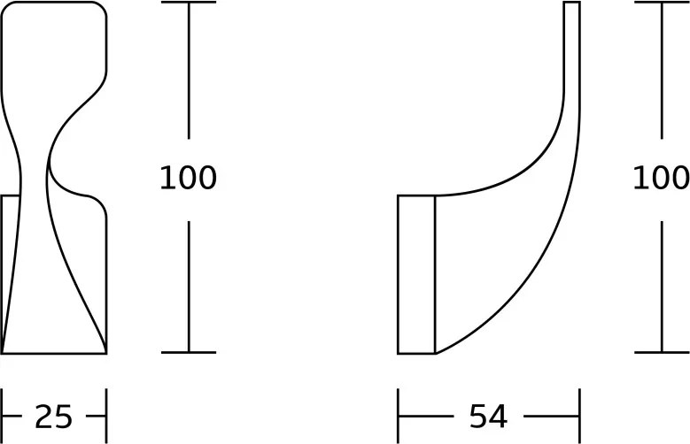 Mexen Rino, držák na ručník, 1-háček, černá matná, 7027035-70