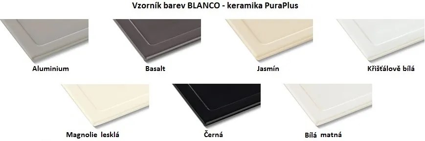 Blanco IDENTO 6 S Keramika InFino aluminium oboustranný s excentrem