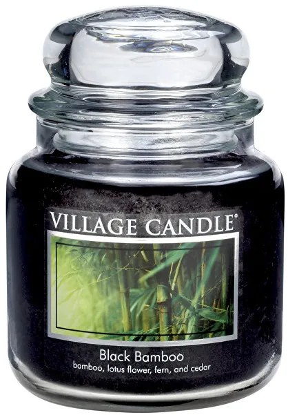 Village Candle Vonná svíčka ve skle Bambus (Black Bamboo) 397 g