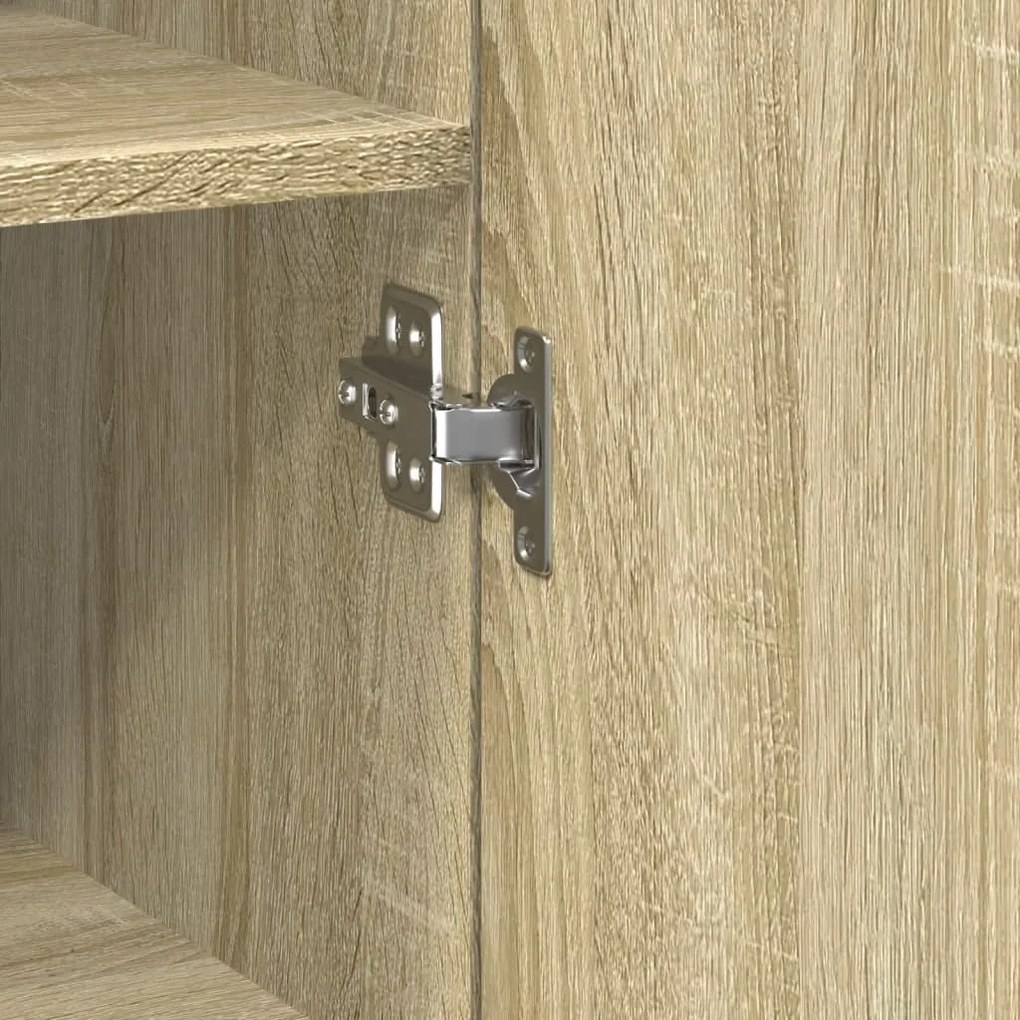 Skříň highboard dub sonoma 50 x 42,5 x 185 cm kompozitní dřevo 3281415