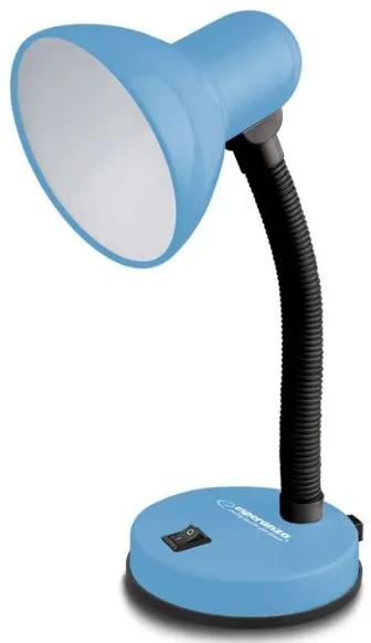 Stolní lampa na 1 žárovku E27, světle modrá