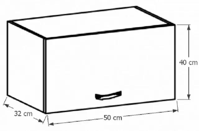 Horní kuchyňská skříňka G50K Sillina (sosna andersen). 1015064