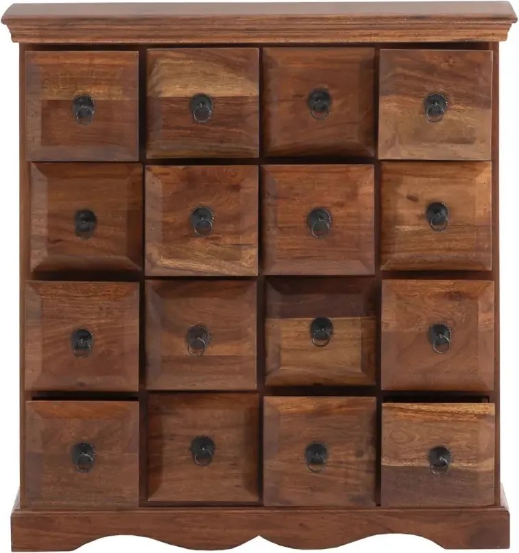 furniture-nabytek.cz - Komoda Meridan akácie 16 šuplíku