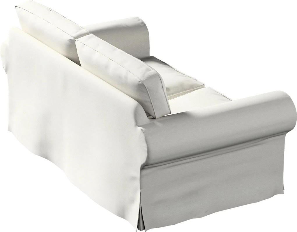 Potah na pohovku IKEA Ektorp 2-místná rozkládací NOVÝ MODEL 2012 barva šedá látka lesklé, pletený vzor, sametová