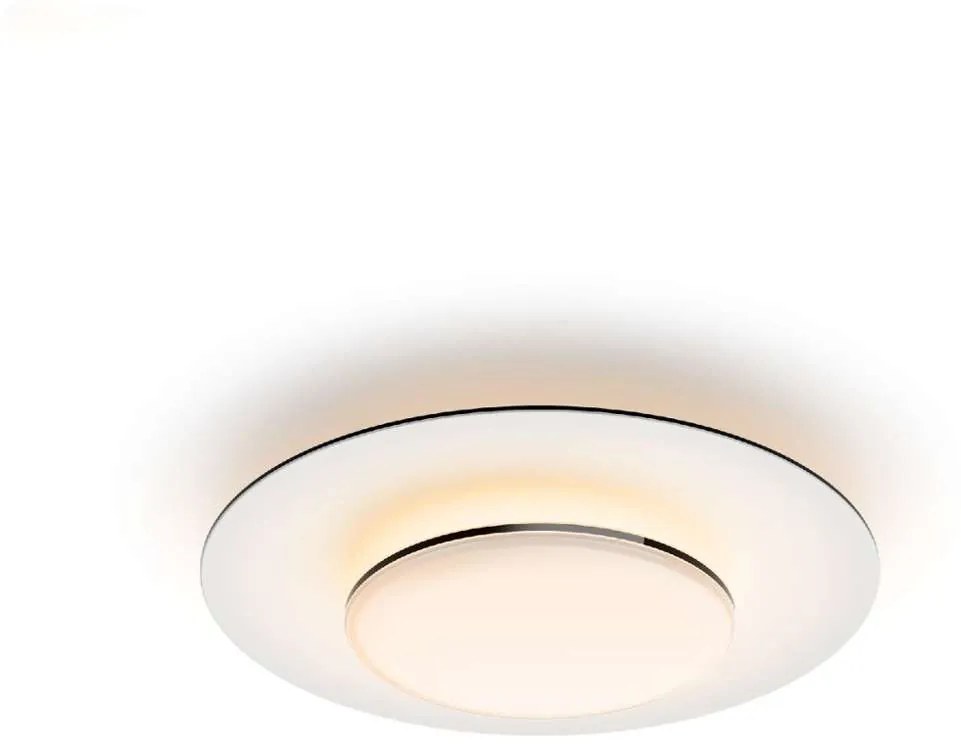 Philips Osvětlení - Stropní LED svítidlo, průměr 40 cm, 2700 K, 30 W, stmívatelné, bílá/černá 929003315801