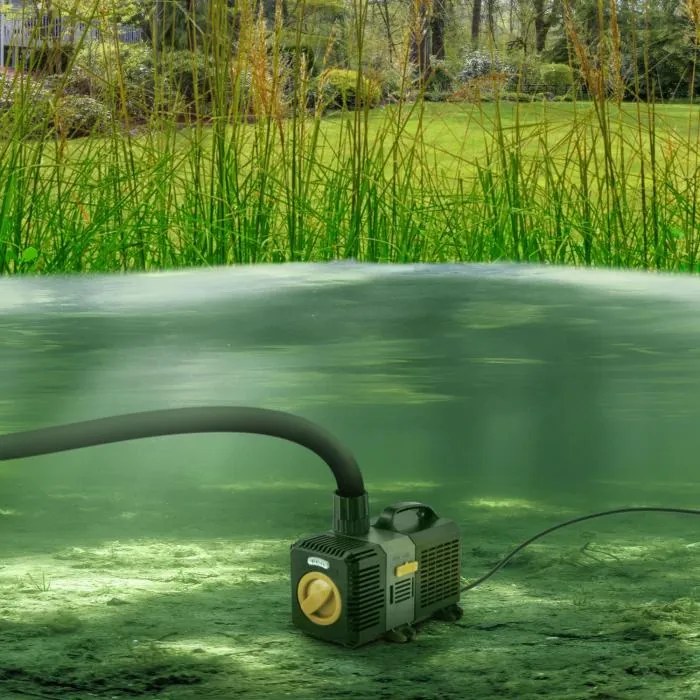 Waldbeck Lagoon 3000, jezírkové čerpadlo, ponorné, 3000 l/h, 10 W, sada adaptérů