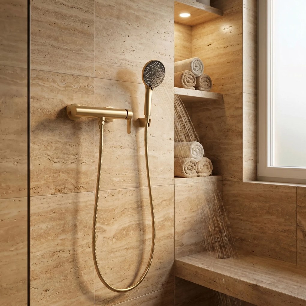 Rea, Sprchová baterie REA Arcos Brush Gold, REA-B6980