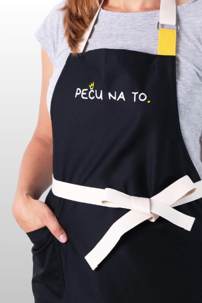 Kuchyňská zástěra Peču na to