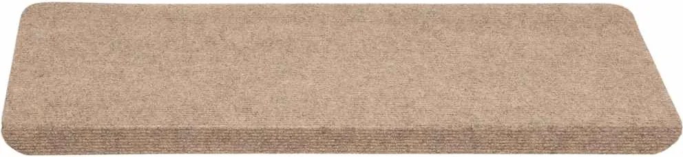 Samolepicí podložky na schody 30 ks Béžová 65x24,5x3,5 cm 3365898