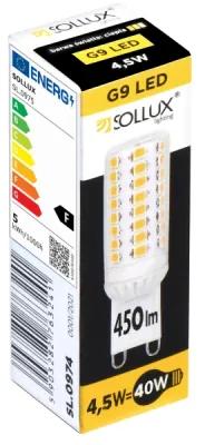 LED žárovka G9 3000K 4,5W 450lm SL.0974 - Sollux