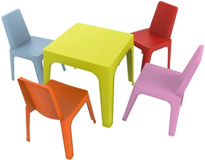Dětský zahradní set 1 zeleného stolu a 4 židliček Resol Julieta | BIANO