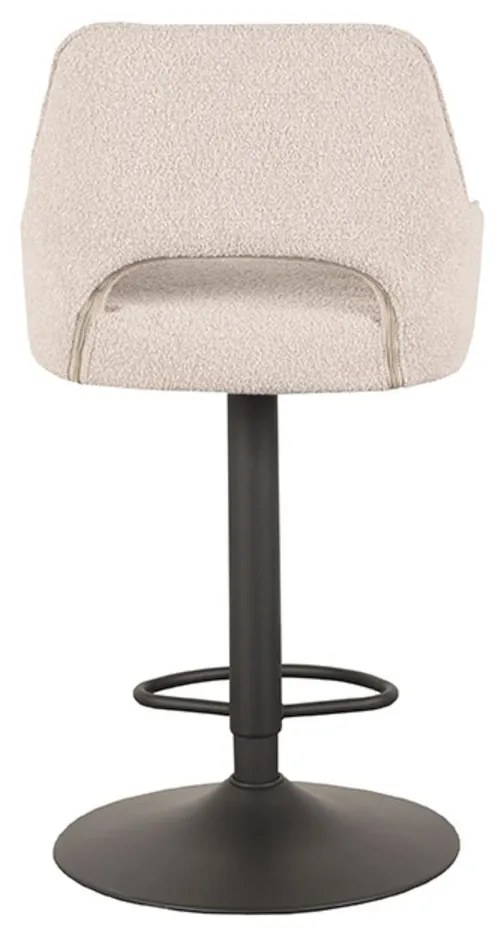 LABEL51 barová židle FER krémové bouclé CM-55.014