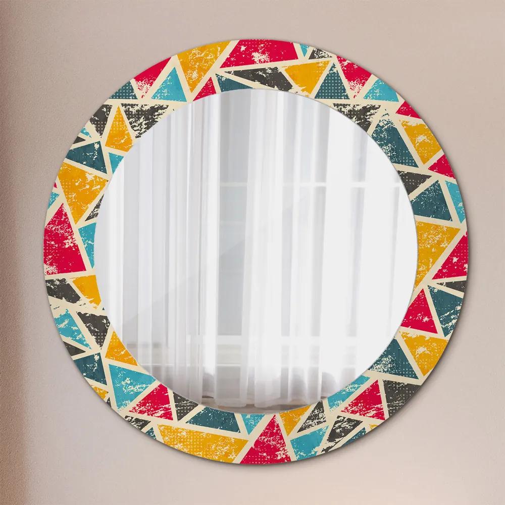 Kulaté dekorativní zrcadlo Retro složení fi 60 cm