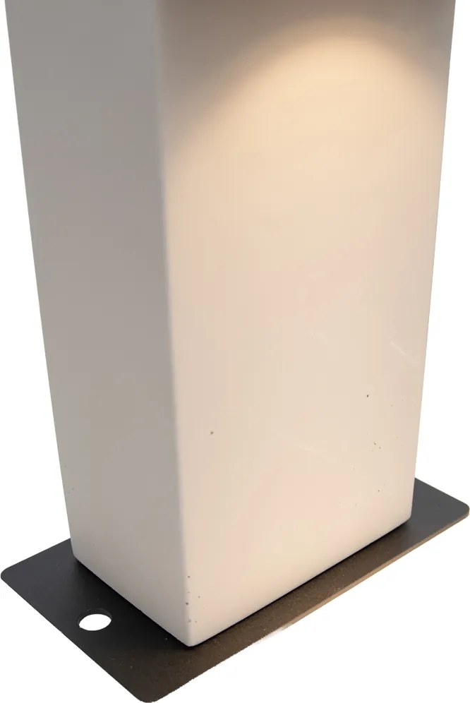Moderní venkovní patník šedý 35 cm IP44 - Pompei