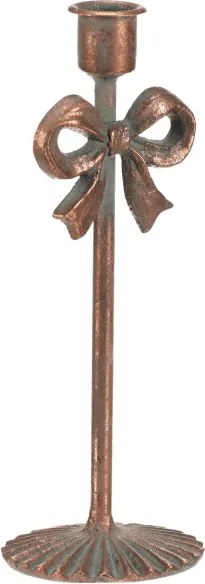 Kovový svícen 22 cm měděný FUP566-M