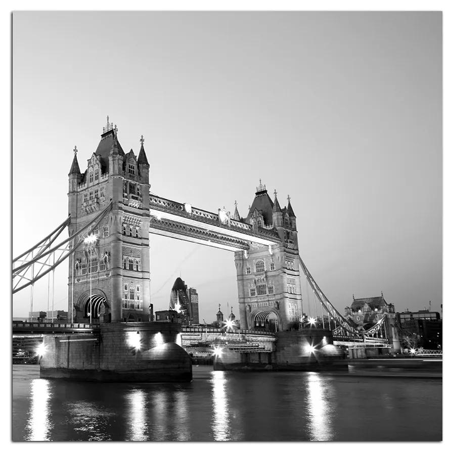 Obraz na plátně - Tower Bridge - čtverec 330ČA (80x80 cm)