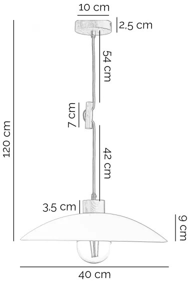 ONLI - Lustr na lanku OHANA 1xE27/22W/230V dub