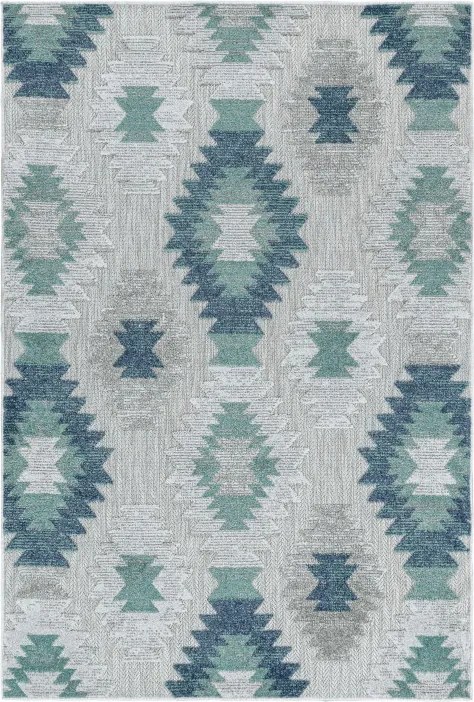 Ayyildiz, AKCE: 80x250 cm Kusový koberec Bahama 5153 Blue – na ven i na doma, modrá, chodba / předsíň