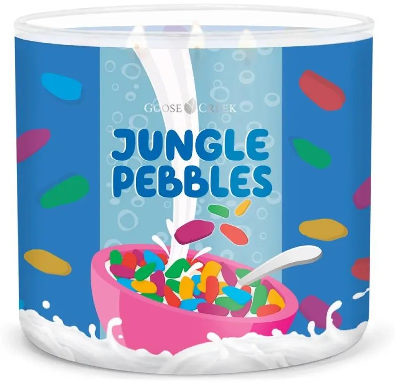 Goose Creek – Cereal Candles vonná svíčka Jungle Pebbles (Křupavá džungle), 411 g