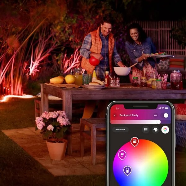 LED RGBW Stmívatelný pásek Philips Hue Outdoor Strip LED/40W 5m IP67