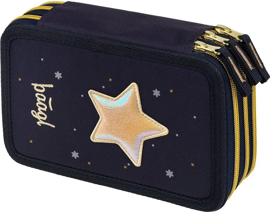 BAAGL - třípatrový školní penál Unicorn Gold